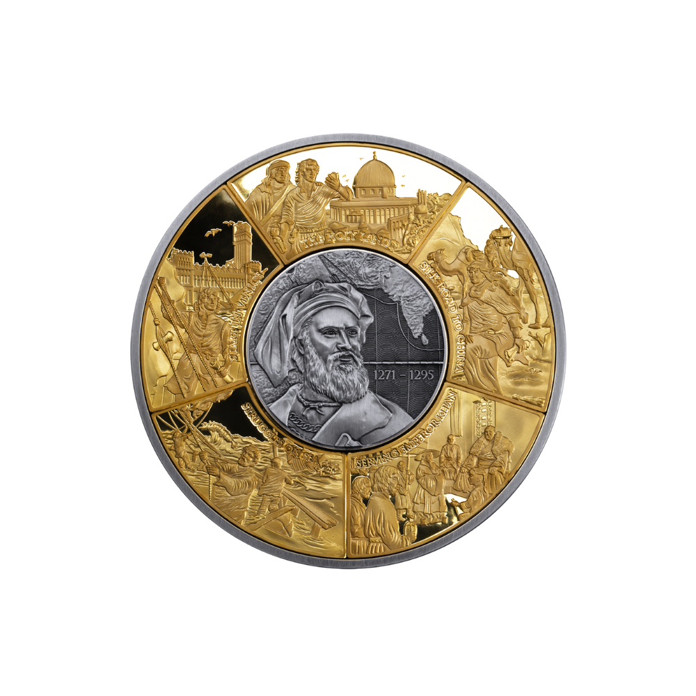 Marco Polo 5 Oz Silver Puzzle Coin 2025 - MDM