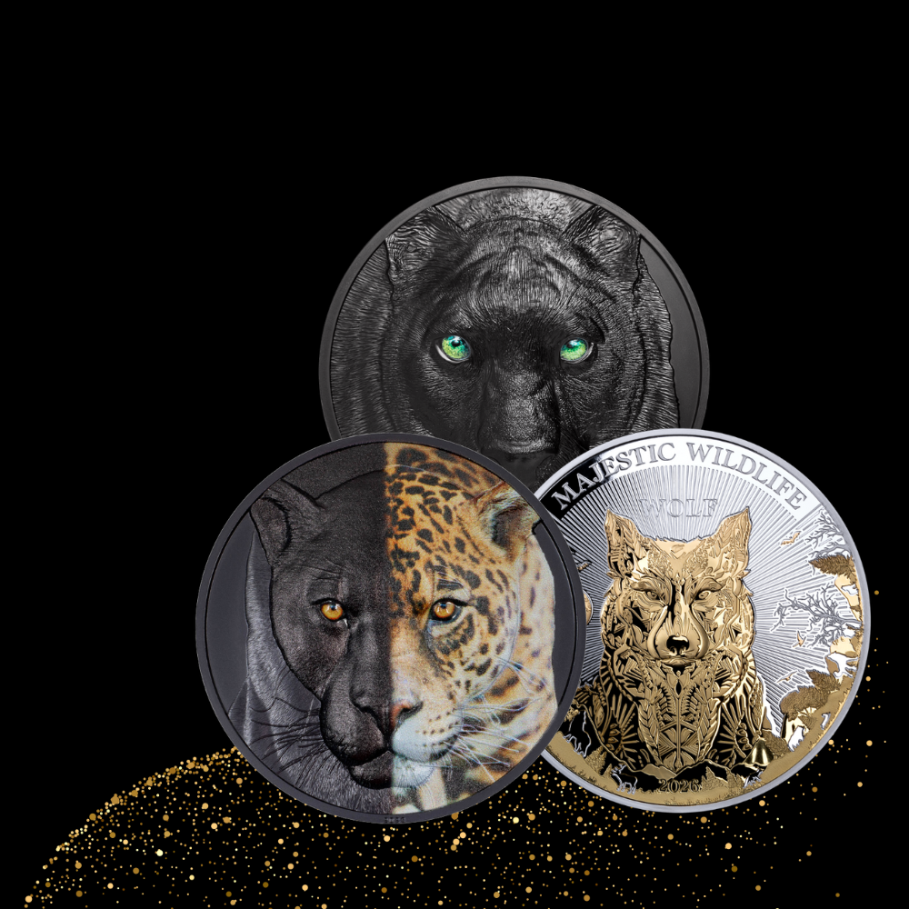 Wildlife Coins | Leopard, Eagle, Jaguar, Snake, Bear | Parthava Coin