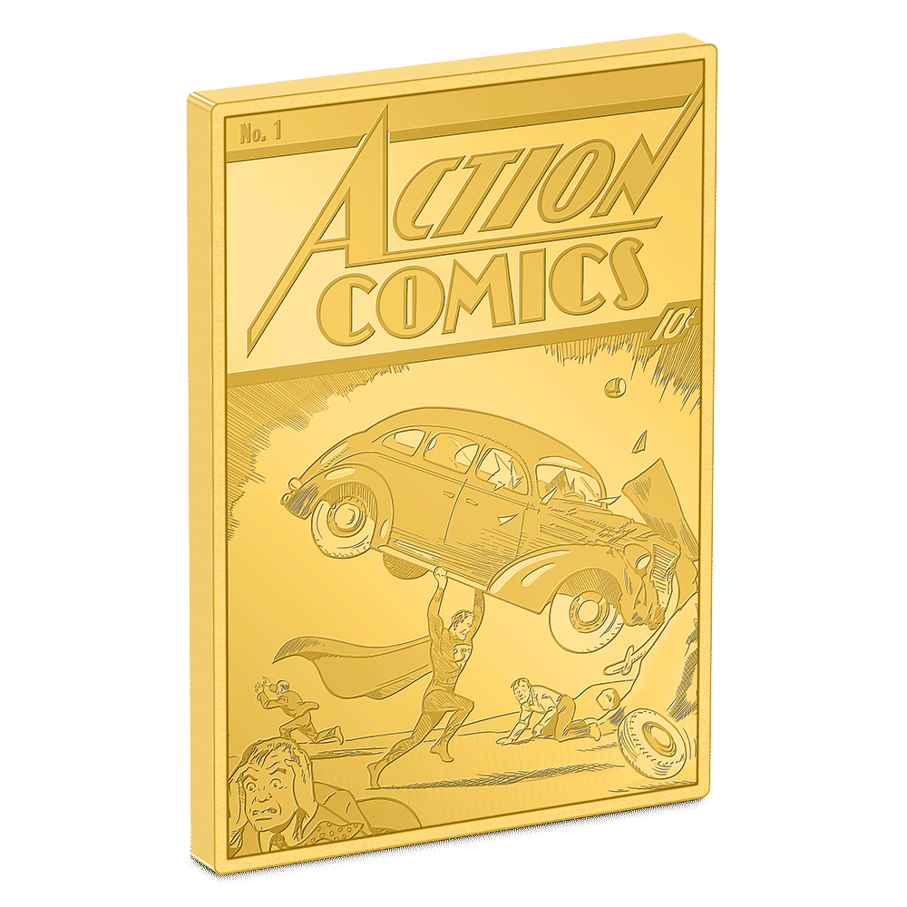 DC 90th Anniversary Golden Age Action Comics #1 Gilded Coin - Agoro By ...