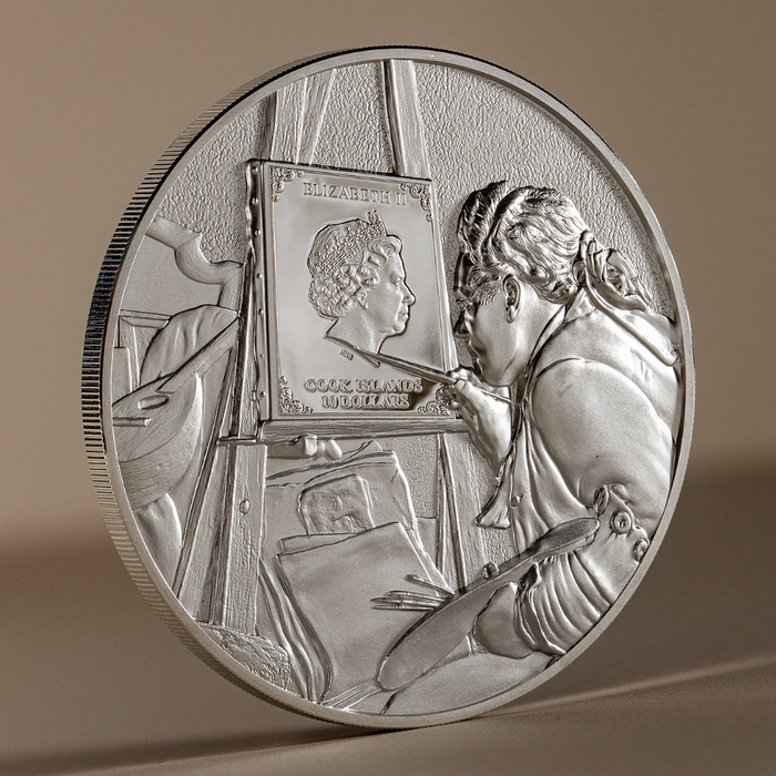 CLAUDE MONET Masters of Art 2 Oz Silver Coin $10 Cook Islands 2023 ...