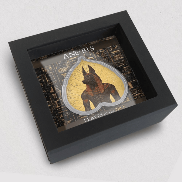 Anubis Leaves of the Nile 1 Oz Silver Coin 2025 - Power Coin