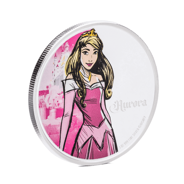 Disney Princess Aurora Collectible Coin - Agoro By New Zealand Mint