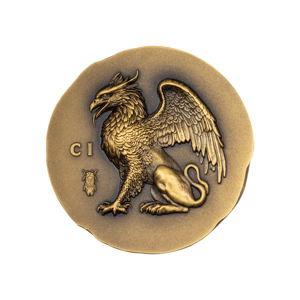 GRYPHON Numismatic Icons 1 Oz Gold Coin $250 Cook Islands 2024 - CIT ...