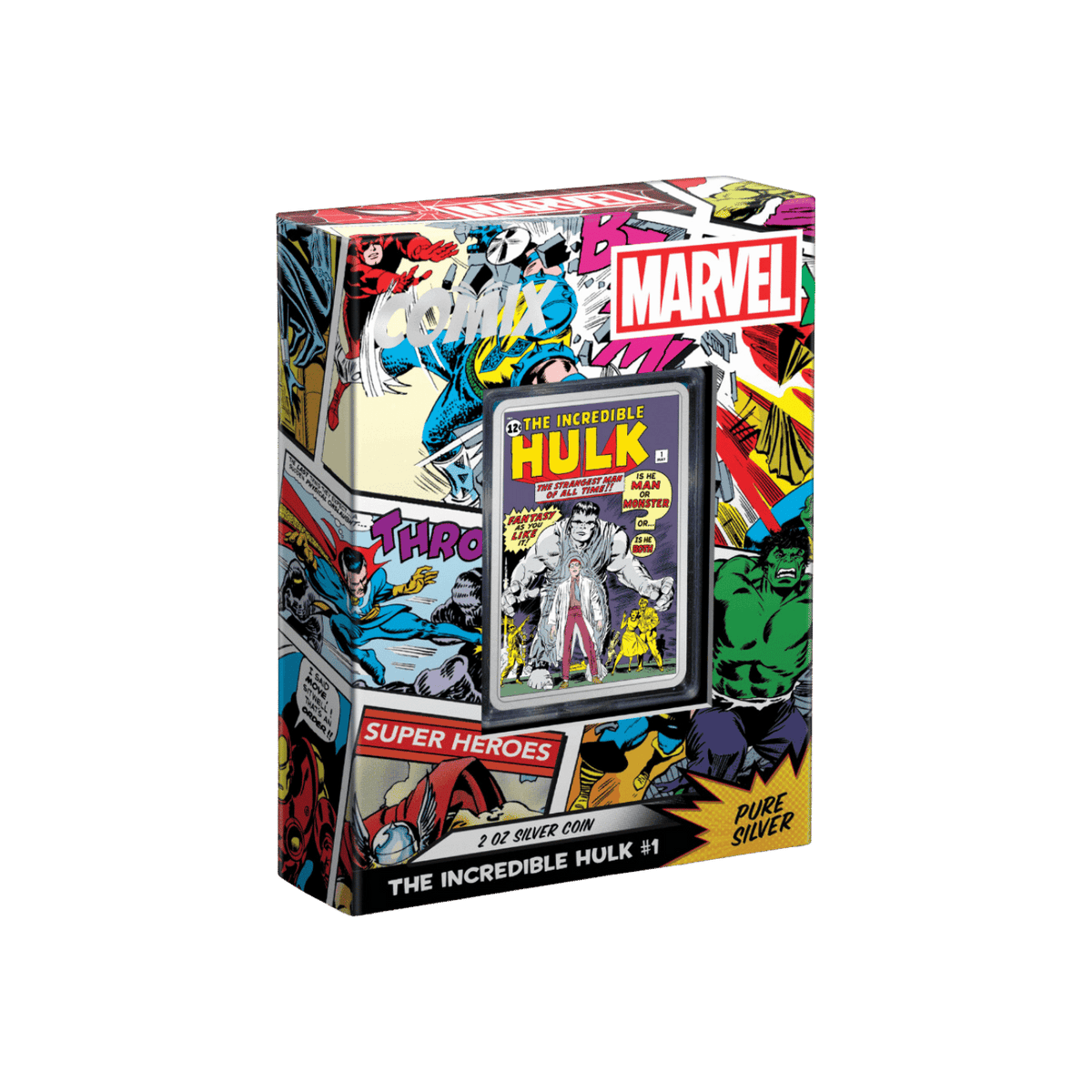 COMIX™ Marvel The Incredible Hulk #1 - Agoro By New Zealand Mint