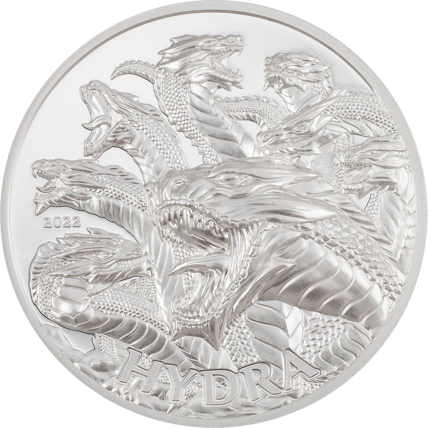 HYDRA Mythical Creatures 1 Oz Silver Coin 1000 Shillings Tanzania 2022 ...