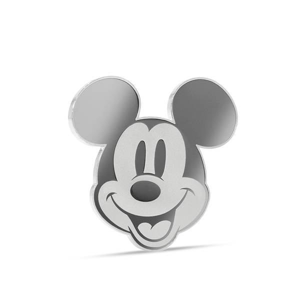 Mickey and Friends Iconic Expressions Mickey Mouse 1/2 Oz Silver ...