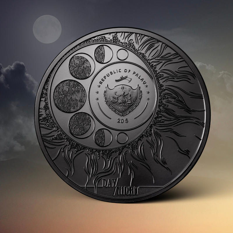 JAGUAR Day and Night 3 Oz Silver Coin $20 Palau 2023 - Parthava Coin