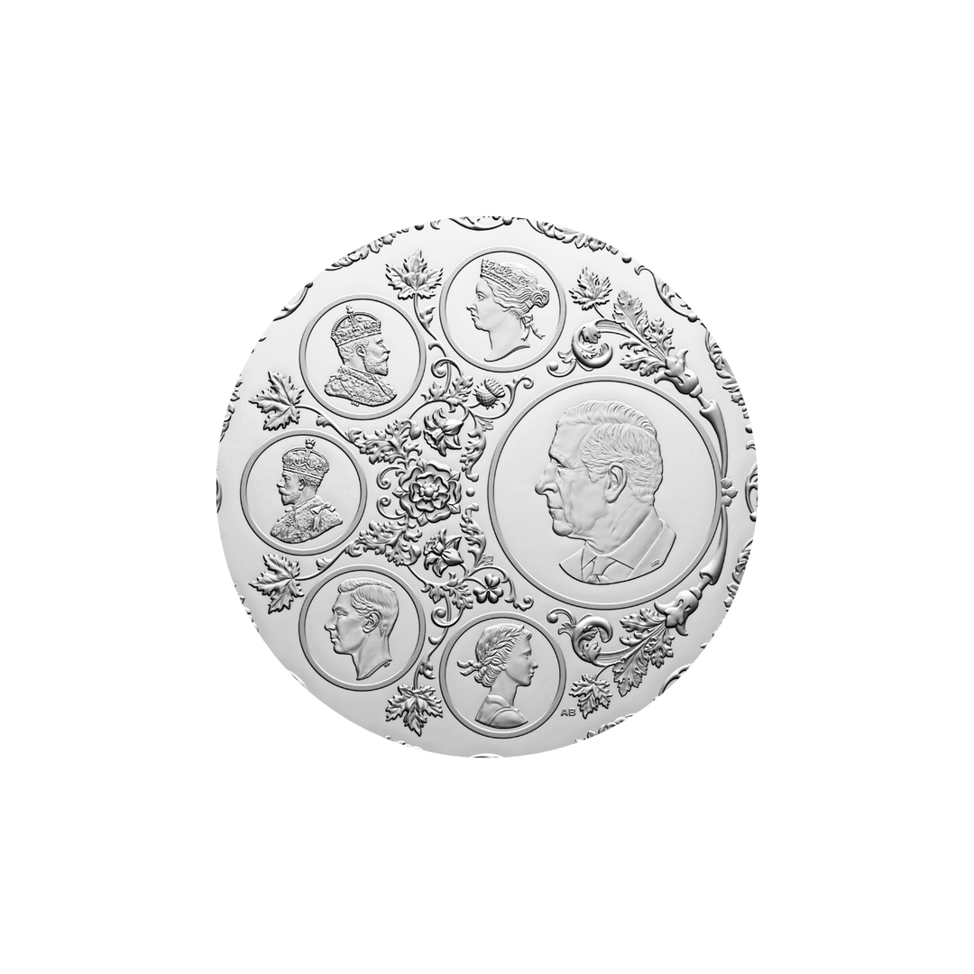 Legacy of the Crown 5 Oz Fine Silver Coin Canada 2025 - Royal Canadian Mint
