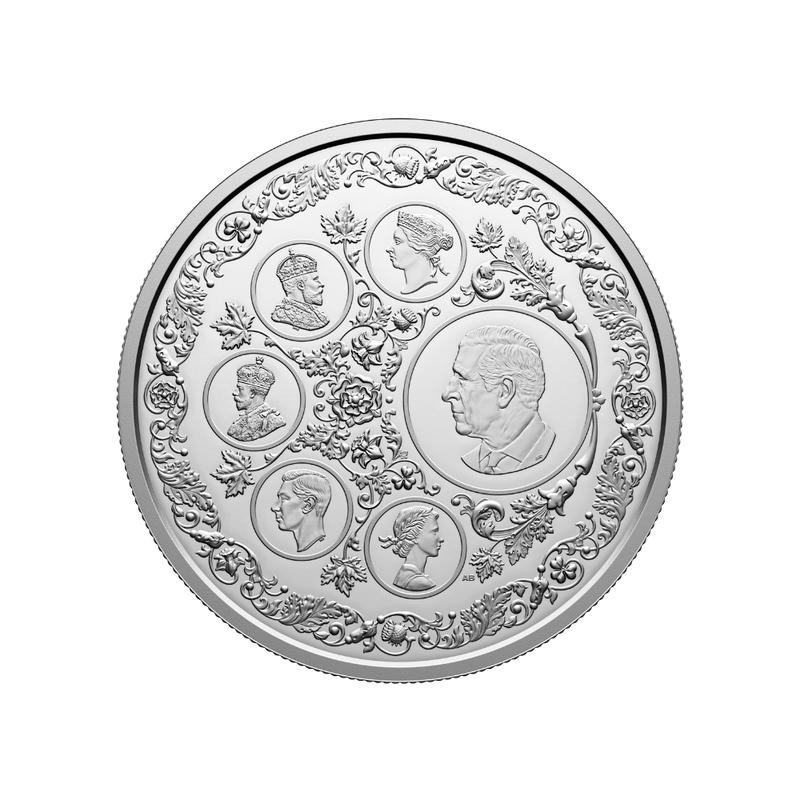 Legacy of the Crown 5 Oz Fine Silver Coin Canada 2025 - Royal Canadian Mint