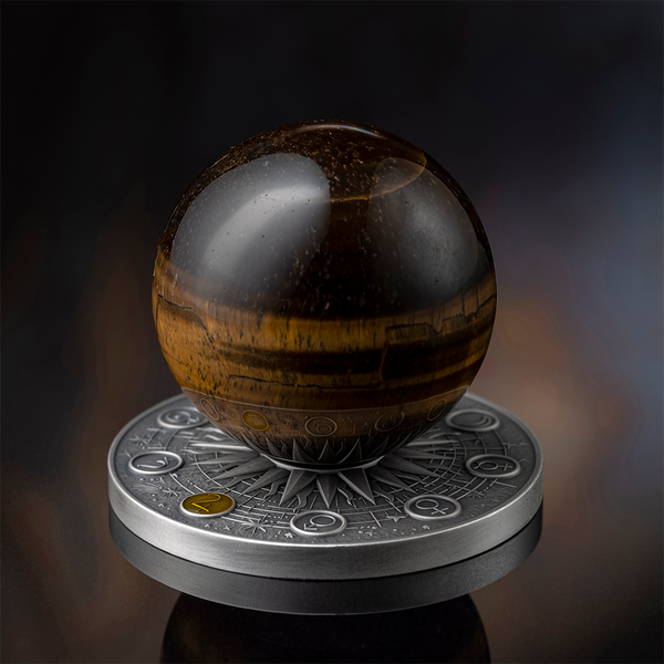 JUPITER Solar System 2 Oz Silver Coin 10 Cedis Ghana 2025 - Mint XXI