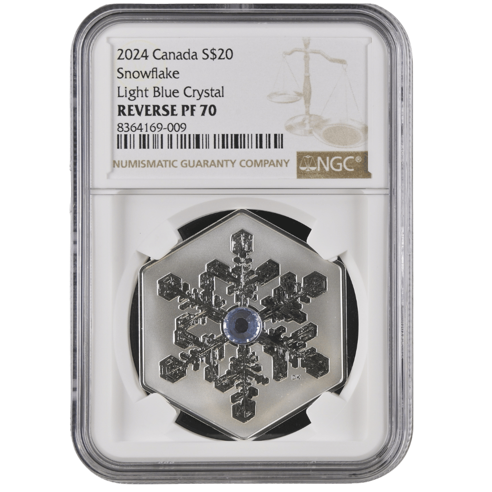 Snowflake 1 Oz Fine Silver Coin Canada 2024 - RP 70 - Royal Canadian Mint