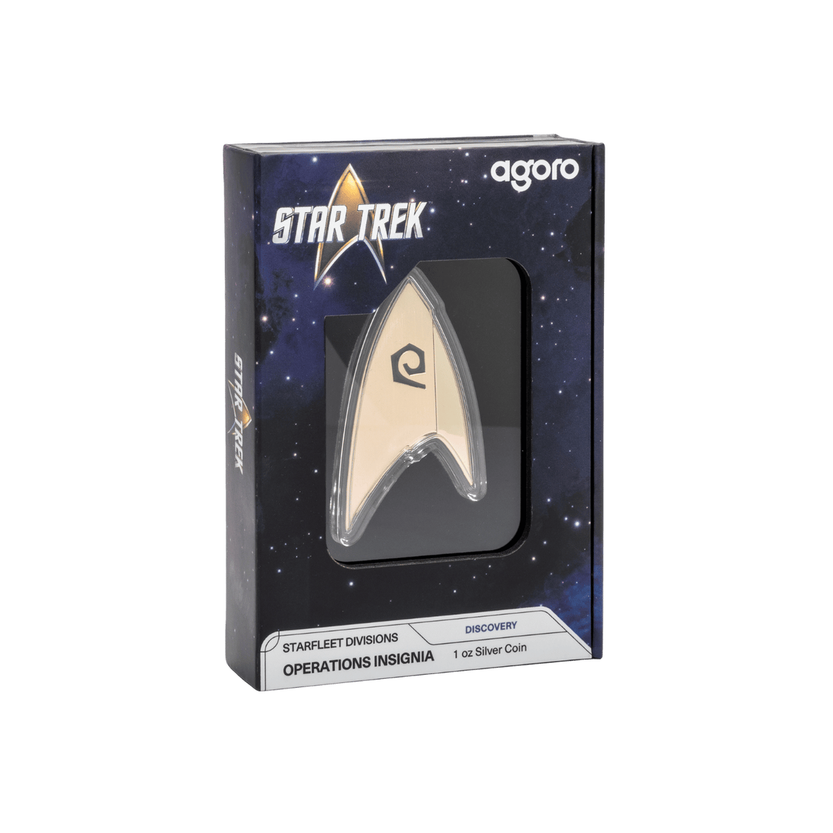 Star Trek Starfleet Divisions Operations Insignia 1 Oz Silver Coin ...