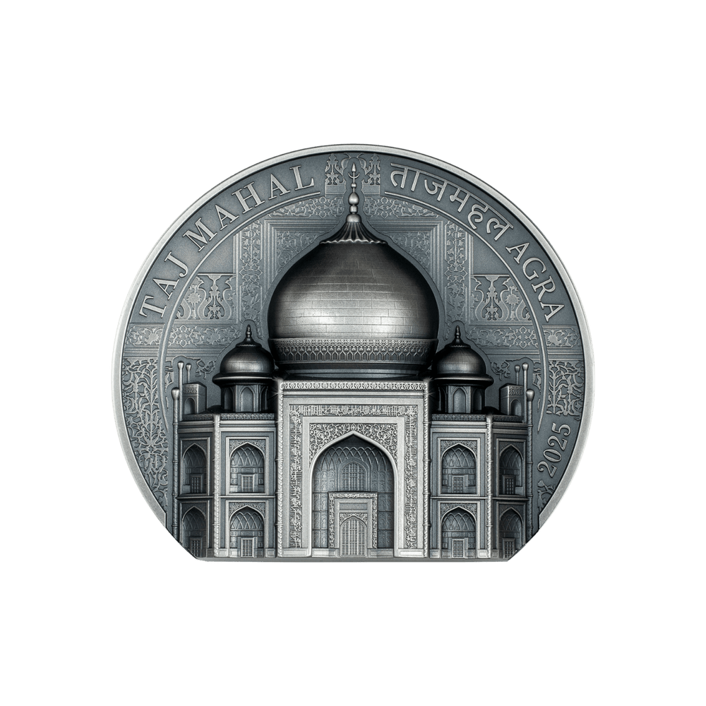 Taj Mahal Historical Monuments 5 Oz Silver Coin 2025 - CIT Coin Invest AG