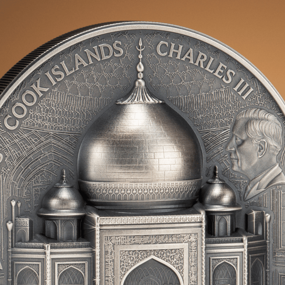 Taj Mahal Historical Monuments 5 Oz Silver Coin 2025 - CIT Coin Invest AG