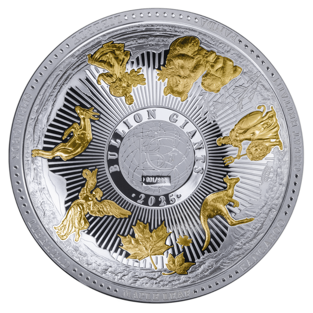 The Bullion Giants 50g Silver Coin 2025 - MDM