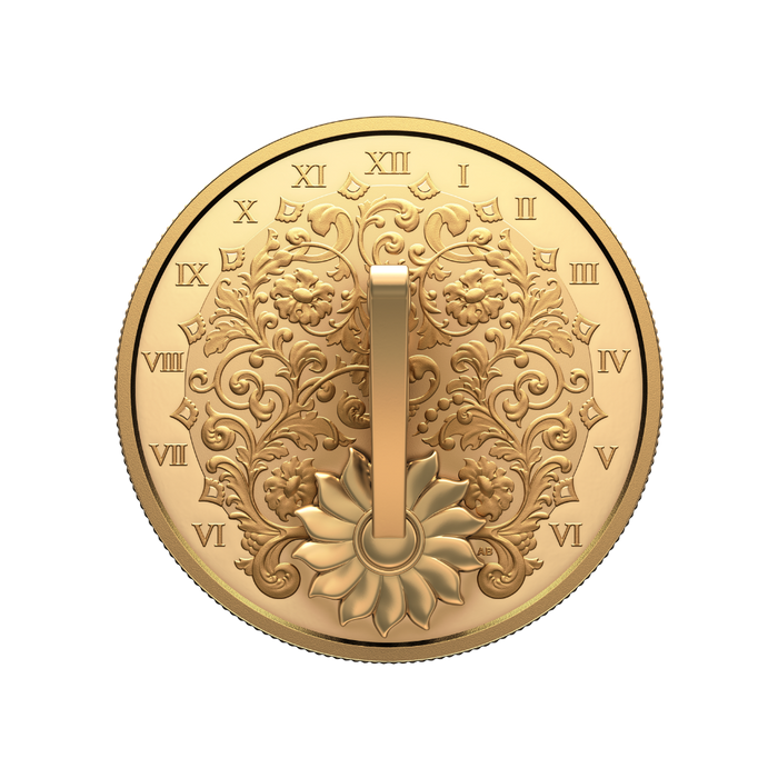 The Gilded Sundial 1 Oz Fine Silver Coin 2025 - Royal Canadian Mint