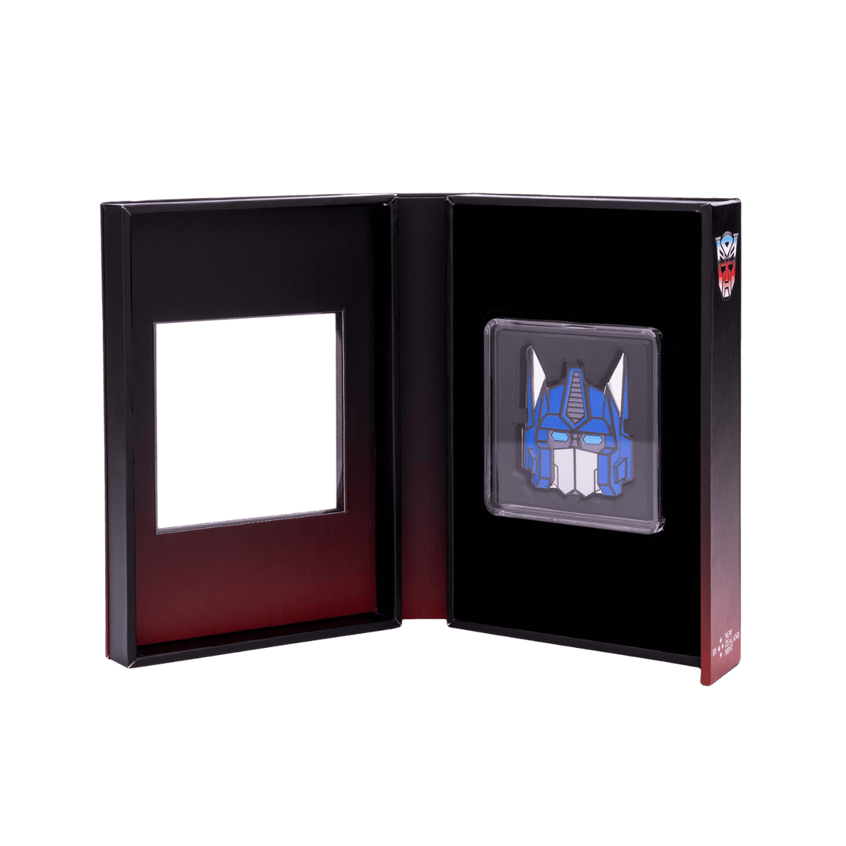 Transformers Heads Optimus Prime Silver Coin - Agoro By New Zealand Mint