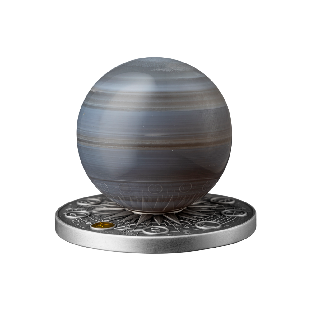 VENUS Solar System 2 Oz Silver Coin 10 Cedis Ghana 2025 - Mint XXI