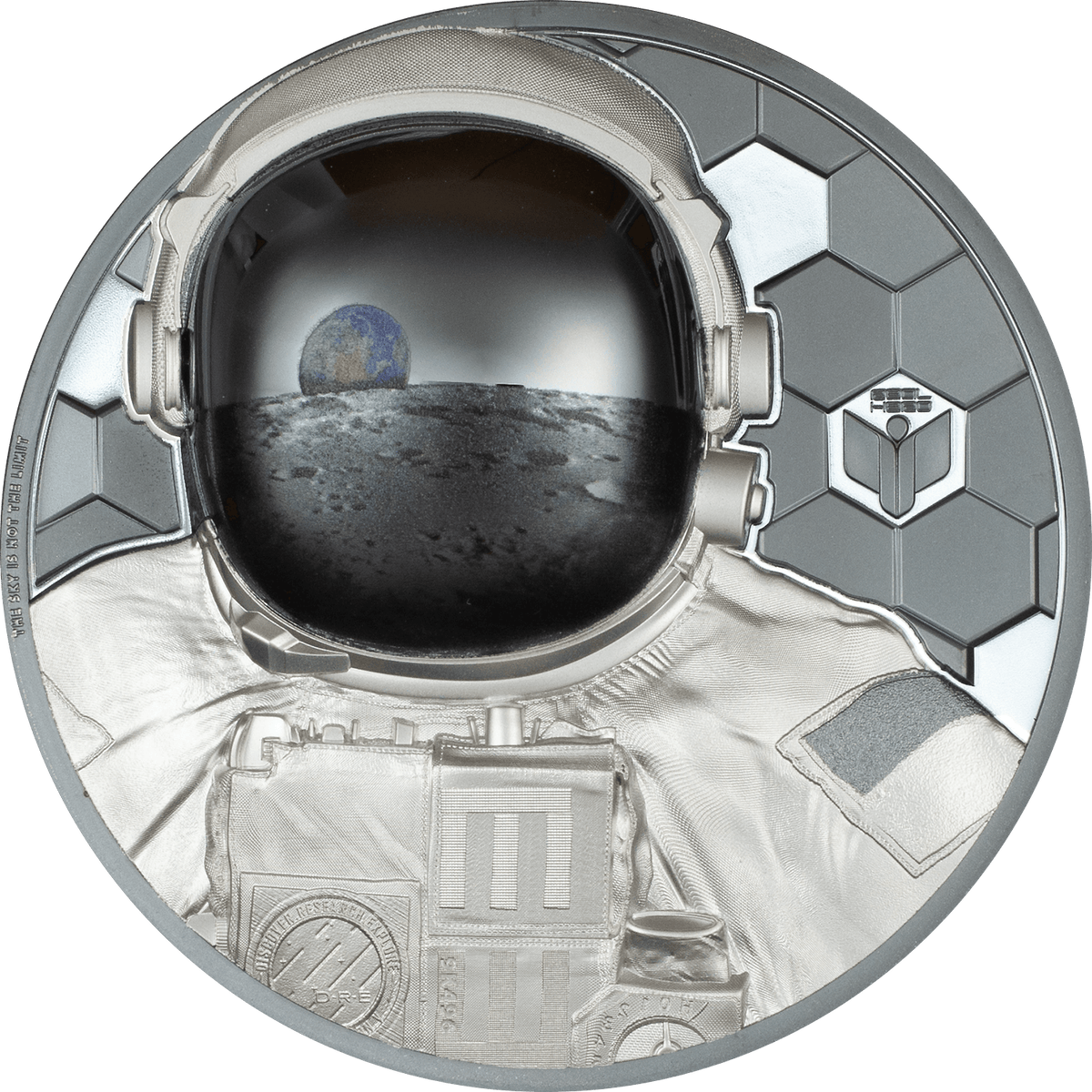 ASTRONAUT Real Heroes 3 Oz Silver Coin $20 Cook Islands 2024 - CIT Coin ...