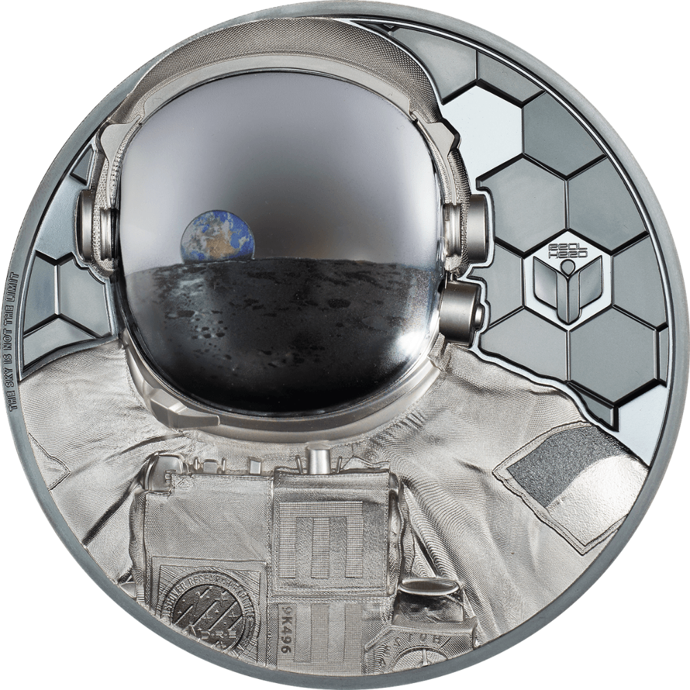 ASTRONAUT Real Heroes KG 1 kg Silver Coin $100 Cook Islands 2024 - CIT ...