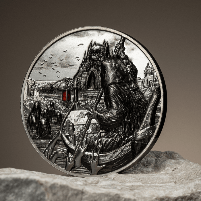 CHARON Ferryman of the Dead 3 Oz Silver Coin $20 Palau 2023 - CIT Coin ...