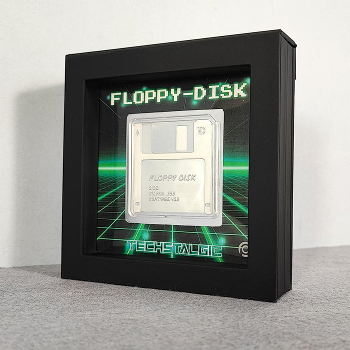 FLOPPY DISK TechStalgic 2 Oz Silver Coin $2 Niue 2024 - Power Coin
