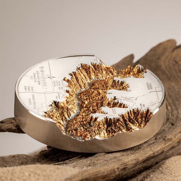 Grand Canyon Topography 5 Oz Silver Coin 2023 - CIT Coin Invest AG