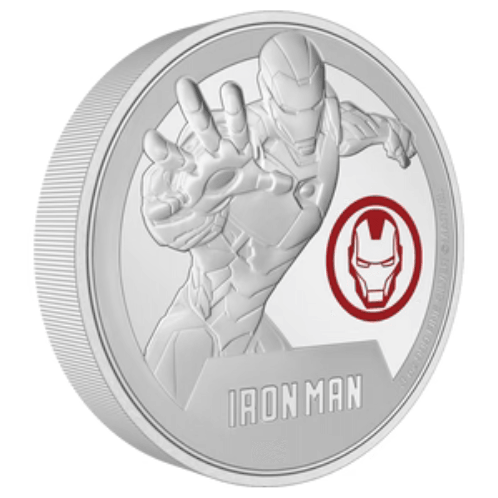 IRON MAN Marvel Classic Superheroes 3 Oz Silver Coin $10 Niue 2024 ...