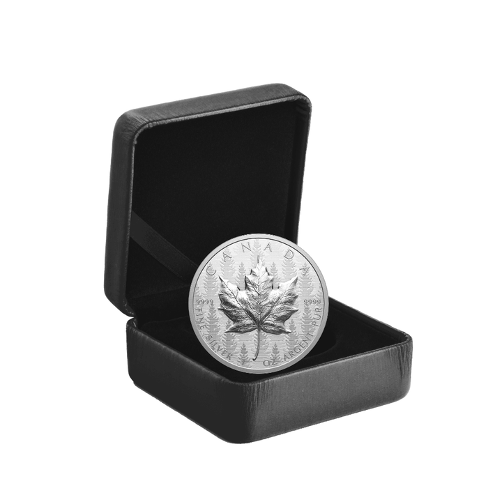 MAPLE LEAF Ultra High Relief 1 Oz Silver Coin $20 Canada 2024 - Royal ...