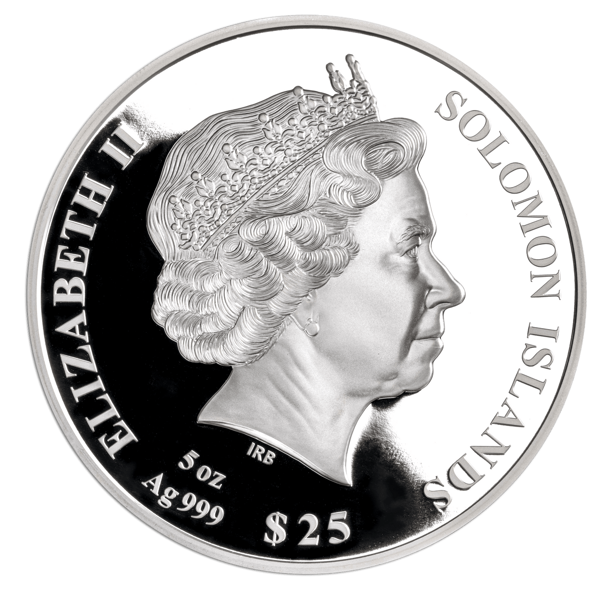 MARCO POLO 5 Oz Silver Coin $25 Solomon Islands 2024 - MDM
