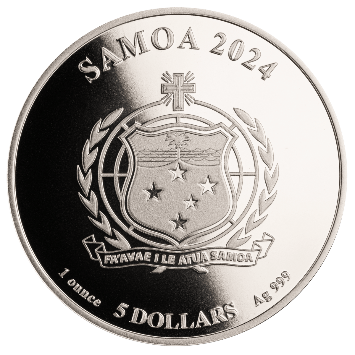 MONOPOLY "Rise to Wealth" 1 Oz Silver Coin $5 Samoa 2024 - MDM
