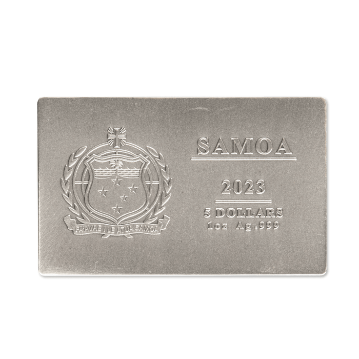 MONOPOLY Set 4 x 1 Oz Silver Coins $5 Samoa 2023 - MDM