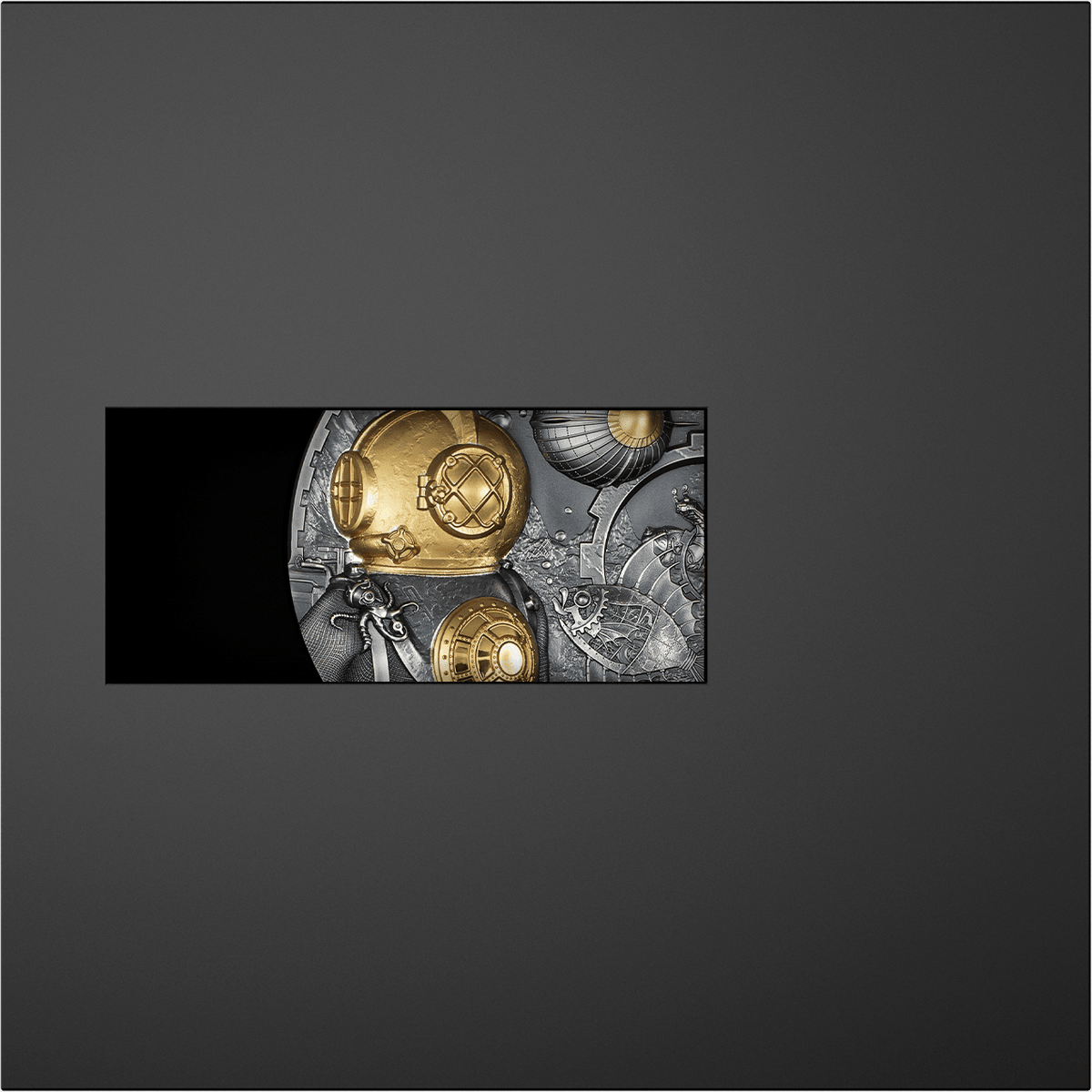NAUTILUS Steampunk 1 Kg Kilo Silver Coin $100 Cook Islands 2024 - CIT ...