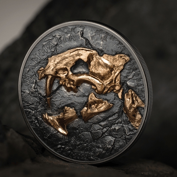 NIMRAVIDAE Evolution of Life 1 Oz Silver Coin 500 Togrog Mongolia 2023 ...