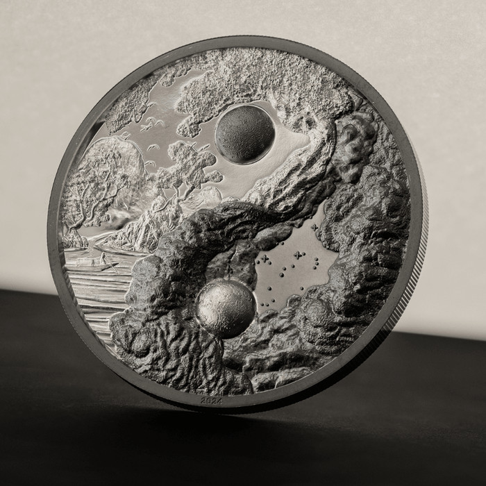YIN AND YANG 1 Oz Silver Coin $5 Palau 2024 - CIT Coin Invest AG