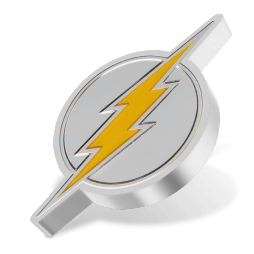 THE FLASH™ Logo 1 Oz Silver Proof Coin $2 Niue 2021 - Agoro By New ...