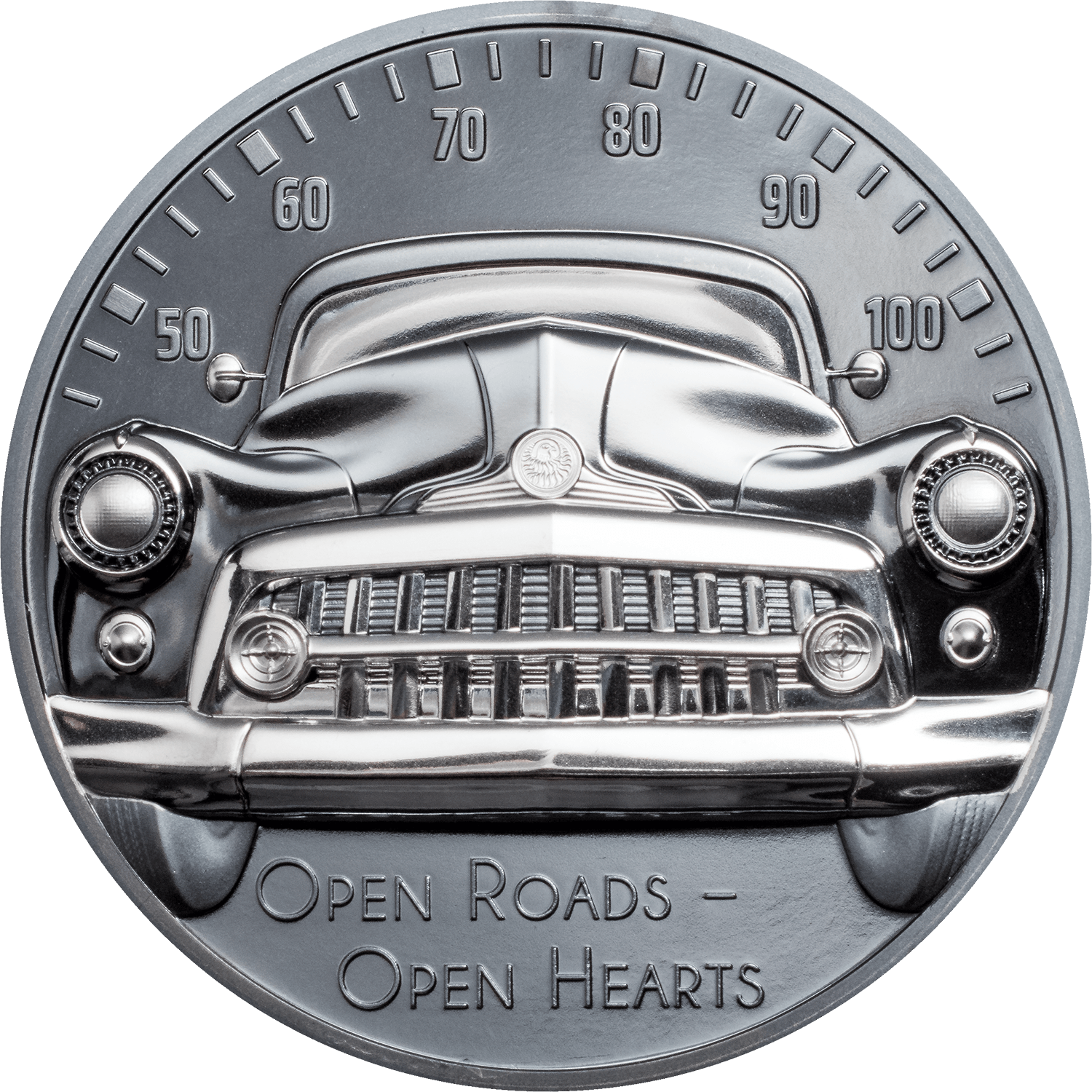 CLASSIC CAR Open Roads 2 Oz Silver Coin $10 Cook Islands 2021 - CIT ...