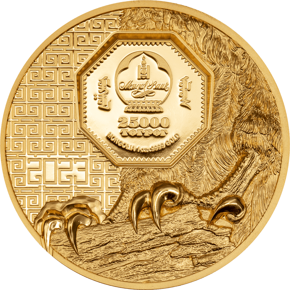 Falcon Wild Mongolia 1 Oz Gold Coin 2023 - CIT Coin Invest AG