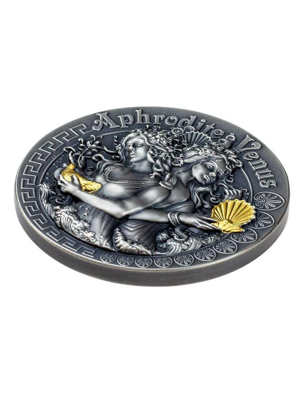 APHRODITE AND VENUS Strong and Beautiful Goddesses 2 Oz Silver Coin $5 ...