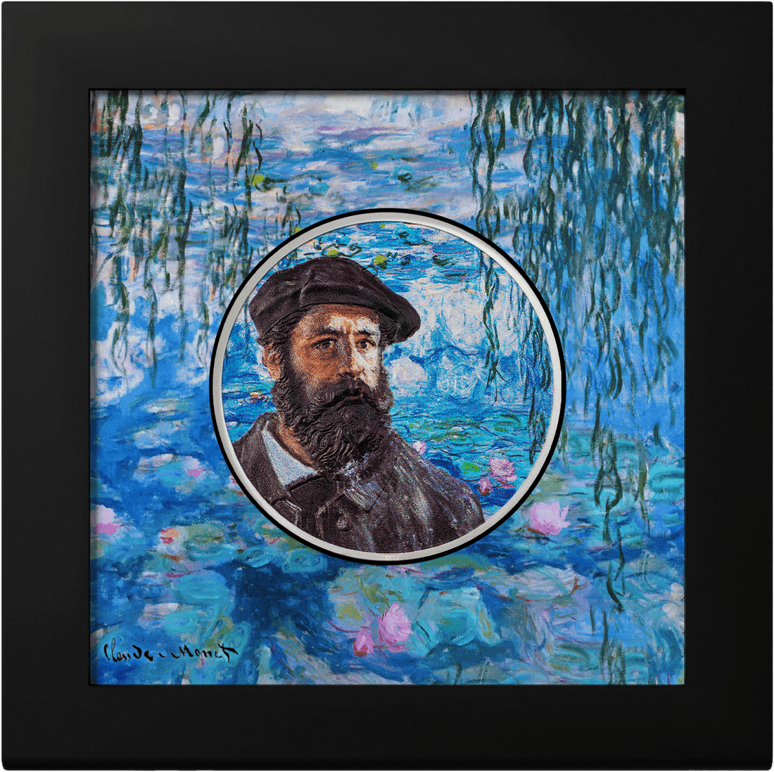 CLAUDE MONET Masters of Art 2 Oz Silver Coin $10 Cook Islands 2023 ...