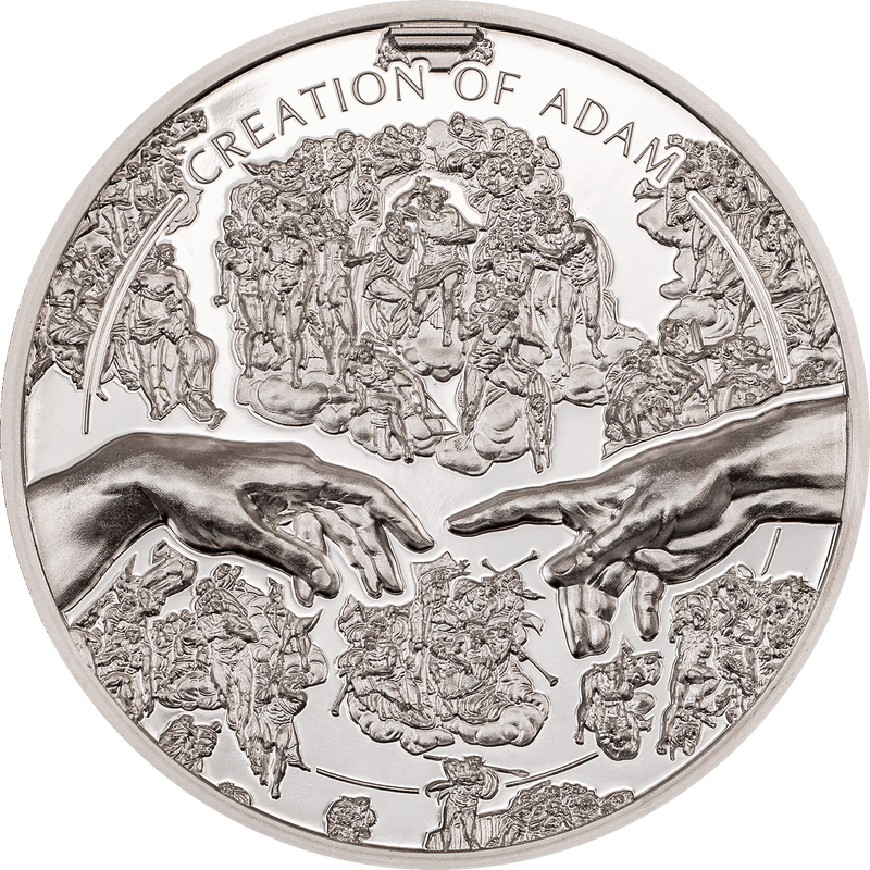 CREATION OF ADAM X Ray 1 Oz Silver Coin $5 Cook Islands 2023 - CIT Coin ...