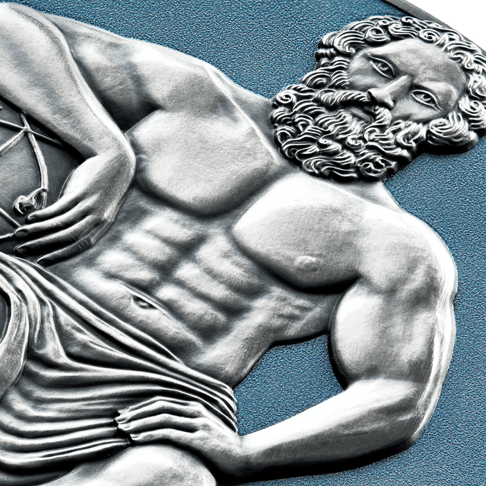 URANUS Planets and Gods 3 Oz Silver Coin 3000 Francs Cameroon 2020 ...